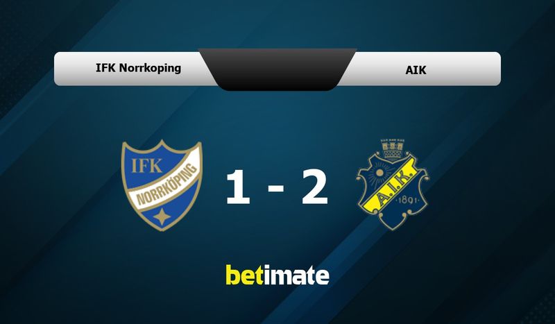 IFK Norrkoping vs AIK Prediction, Odds & Betting Tips 09/22/2025