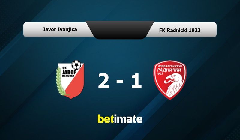 Javor Ivanjica vs FK Radnicki 1923 Prediction, Odds & Betting Tips 08 ...