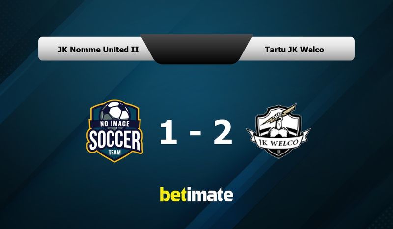 JK Nomme United II vs Tartu JK Welco Prediction, Odds & Betting Tips 04 ...