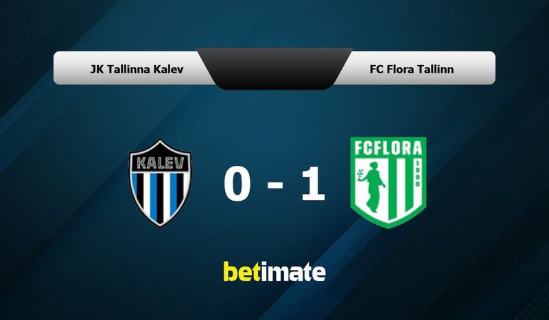 JK Tallinna Kalev gegen FC Flora Tallinn Vorhersage, Quoten und ...