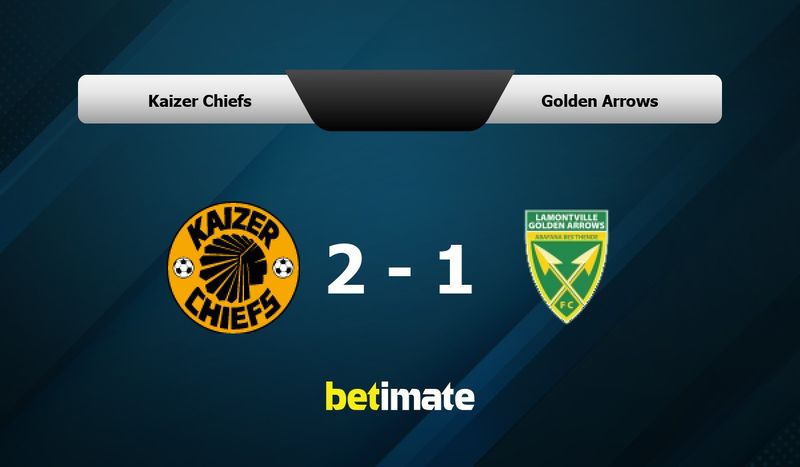 Kaizer Chiefs vs Golden Arrows Prediction, Odds & Betting Tips 01/20/2026