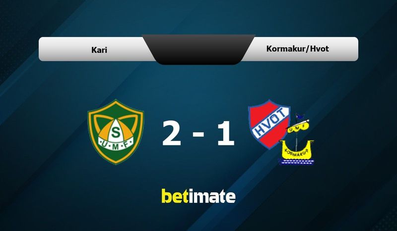 Kari vs Kormakur/Hvot Prediction, Odds & Betting Tips 07/30/2025