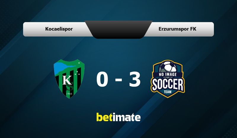 Kocaelispor vs Erzurumspor FK Prediction, Odds & Betting Tips 12/23/2025