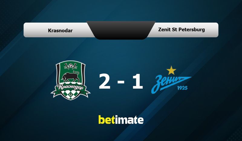 Krasnodar vs Zenit St Petersburg Prediction, Odds & Betting Tips 02/06/2026