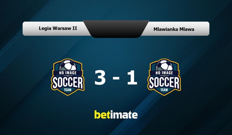 Predicciones, cuotas y consejos de apuestas de Legia Varsovia II vs ...