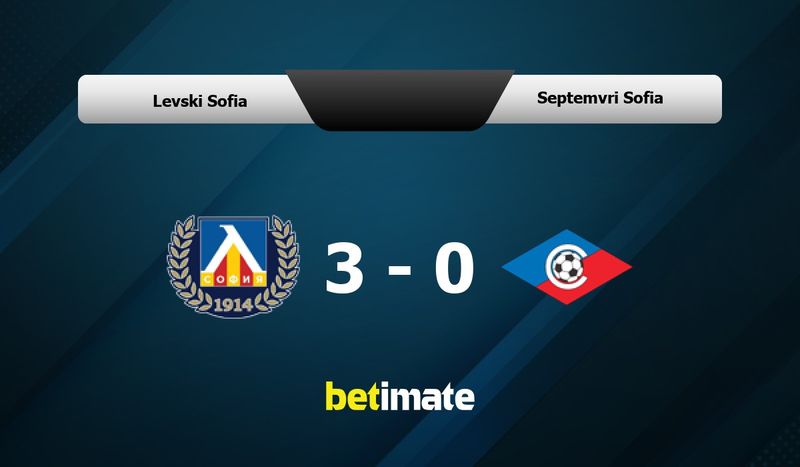 Levski Sofia vs Septemvri Sofia Prediction, Odds & Betting Tips 11/30/2025