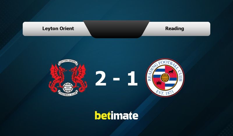 Leyton Orient vs Reading Prediction, Odds & Betting Tips 01/17/2026