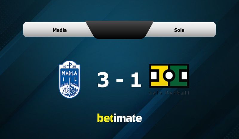 Pronostic, cotes et conseils de paris Madla vs Sola (21/07/2025)