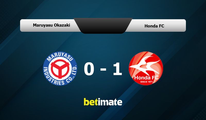 Maruyasu Okazaki vs Honda FC Prediction, Odds & Betting Tips 10/26/2025