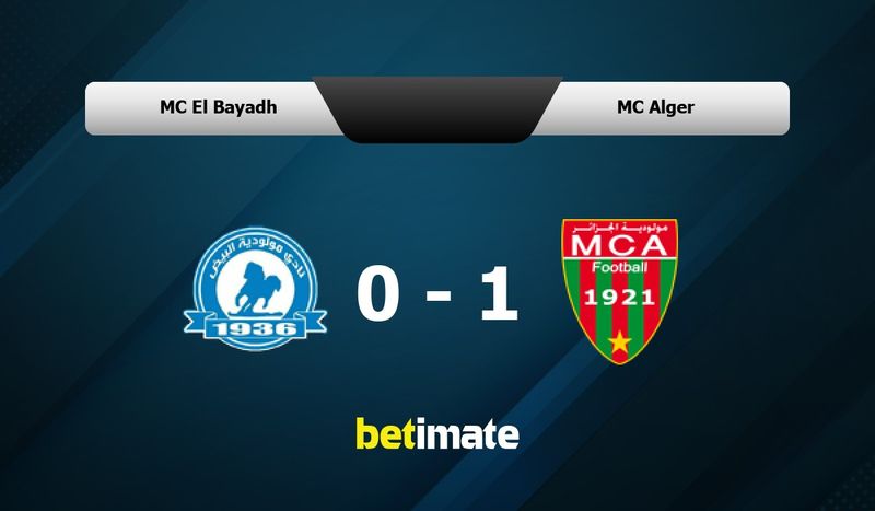 MC El Bayadh vs. MC Alger -ottelun ennustukset, kertoimet ja ...