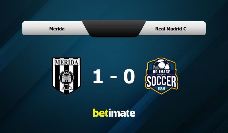 Pronostic, cotes et conseils de paris Merida vs Real Madrid C (08/08/2025)
