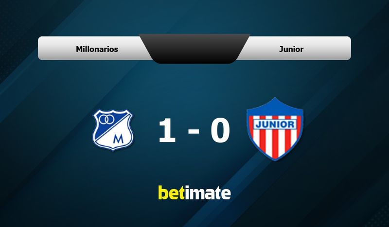 Millonarios vs Junior Prediction, Odds & Betting Tips 01/25/2026