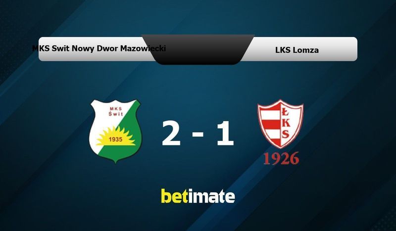 MKS Swit Nowy Dwor Mazowiecki vs LKS Lomza Prediction, Odds & Betting ...