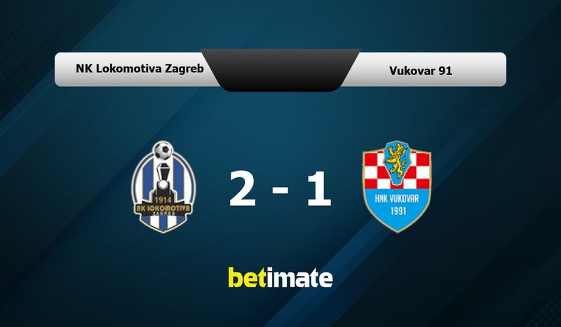 NK Lokomotiva Zagreb vs Vukovar 91 Prediction, Odds & Betting Tips 01 ...