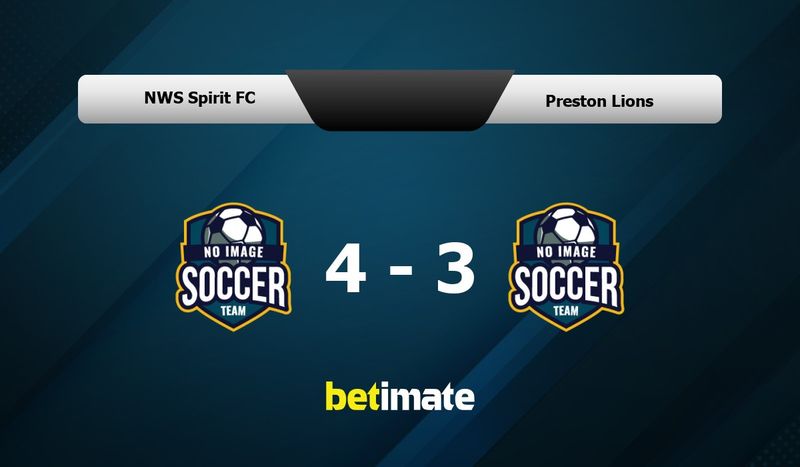NWS Spirit FC vs Preston Lions Prediction, Odds & Betting Tips 11/02/2025