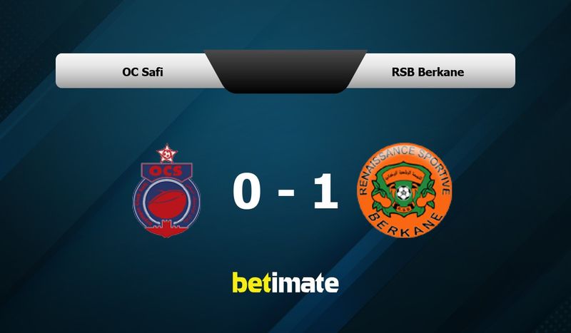 OC Safi vs RSB Berkane Prediction, Odds & Betting Tips 04/01/2026