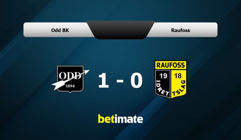 Odd BK vs Raufoss Prediction, Odds & Betting Tips 08/10/2025