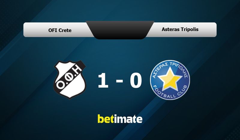 OFI Crete vs Asteras Tripolis Prediction, Odds & Betting Tips 01/07/2026
