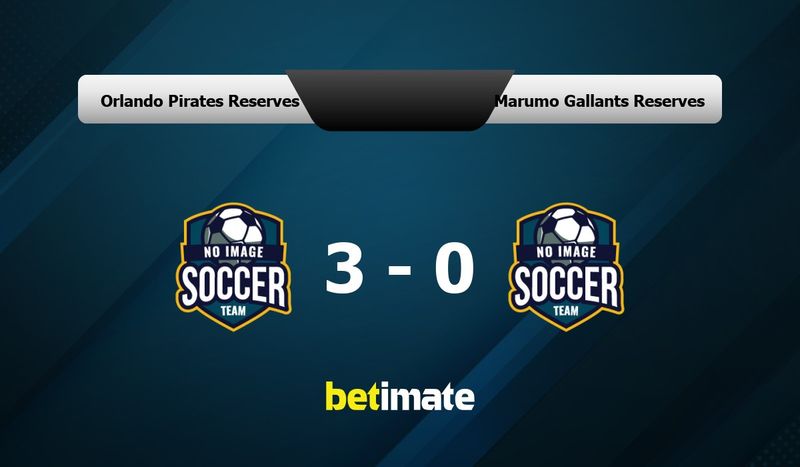Orlando Pirates Reserves vs Marumo Gallants Reserves Prediction, Odds ...