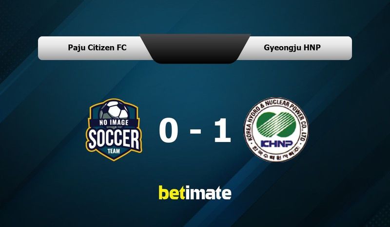 Paju Citizen FC vs Gyeongju HNP Prediction, Odds & Betting Tips 09/06/2025