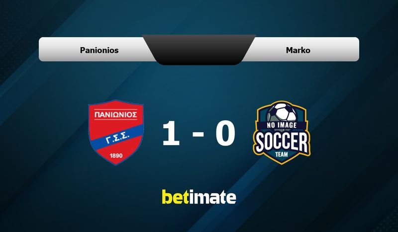 Panionios vs Marko Prediction, Odds & Betting Tips 12/07/2025