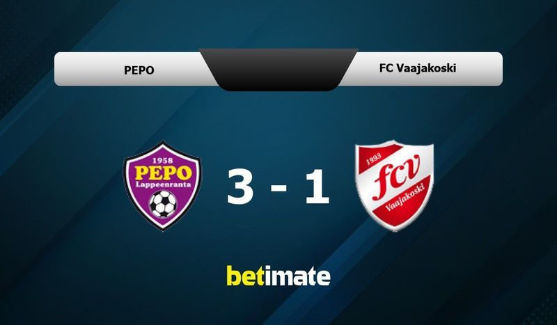 PEPO vs FC Vaajakoski Prédiction, cotes et conseils de paris 12/07/2025