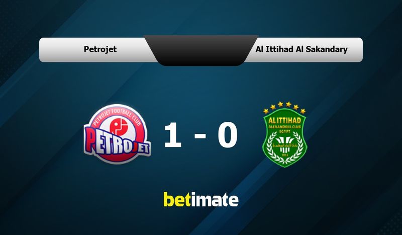 Petrojet vs Al Ittihad Al Sakandary Prediction, Odds & Betting Tips 02 ...