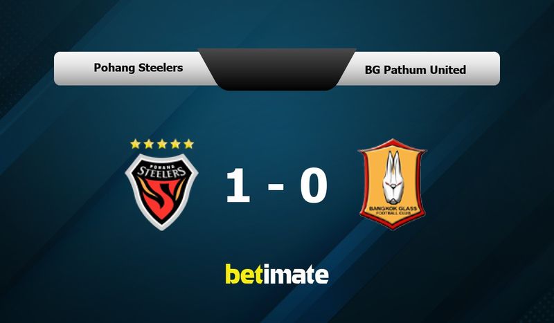 Pohang Steelers vs BG Pathum United Prediction, Odds & Betting Tips 11 ...