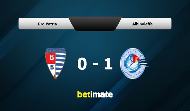 Pro Patria vs Albinoleffe Prediction, Odds & Betting Tips 09/25/2025