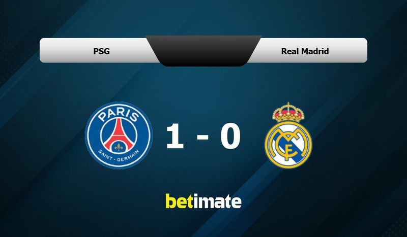 Pronostic PSG - Real Madrid, cotes et conseils de paris (07/09/2025)