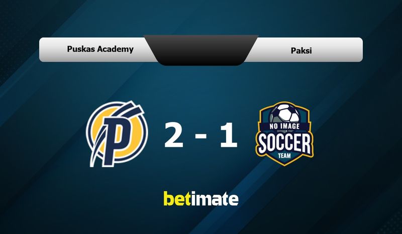 Puskas Academy vs Paksi Prediction, Odds & Betting Tips 01/24/2026