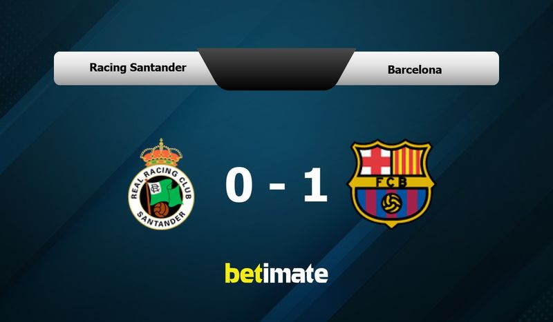 Racing Santander vs Barcelona Prediction, Odds & Betting Tips 01/15/2026