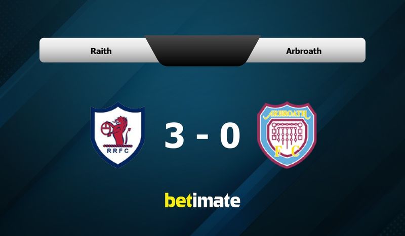 Raith vs Arbroath Prediction, Odds & Betting Tips 01/10/2026