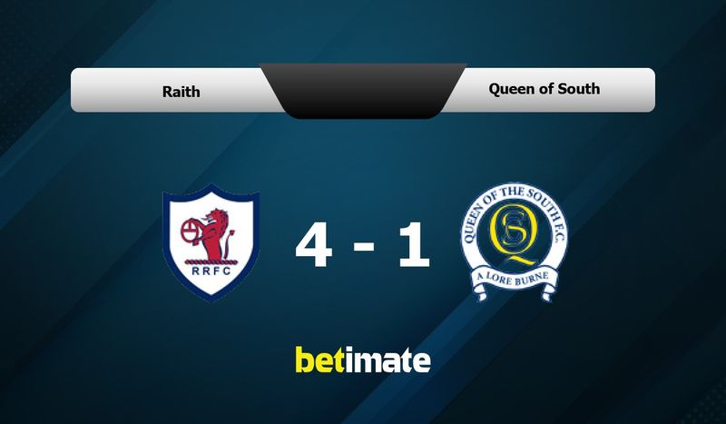 Raith vs Queen of South Prediction, Odds & Betting Tips 01/06/2026