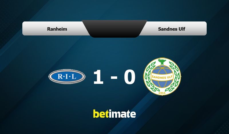 Ranheim vs Sandnes Ulf Prediction, Odds & Betting Tips 05/31/2026