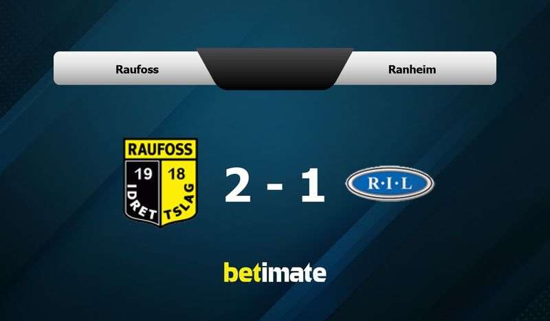 Raufoss vs Ranheim Prédiction, cotes et conseils de paris 29/09/2025