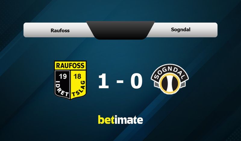 Raufoss vs. Sogndal Vorhersage, Quoten und Wetttipps 22.10.2025