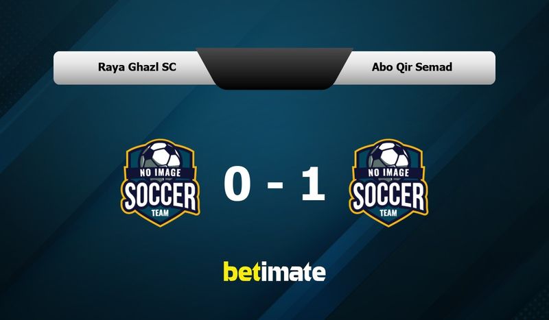 Raya Ghazl SC vs Abo Qir Semad Prediction, Odds & Betting Tips 01/03/2026