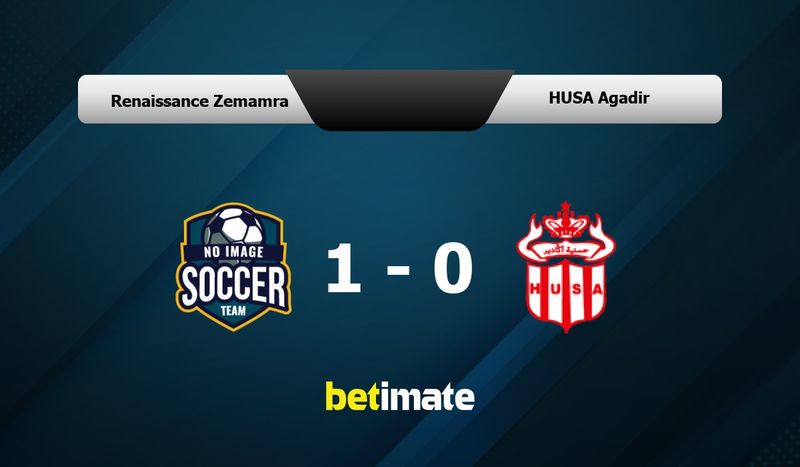 Renaissance Zemamra vs HUSA Agadir Prediction, Odds & Betting Tips 02 ...
