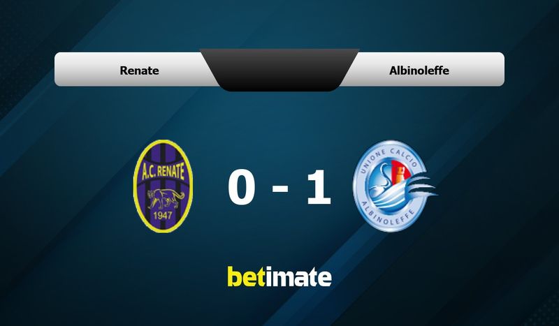 Renate vs Albinoleffe Prediction, Odds & Betting Tips 01/18/2026