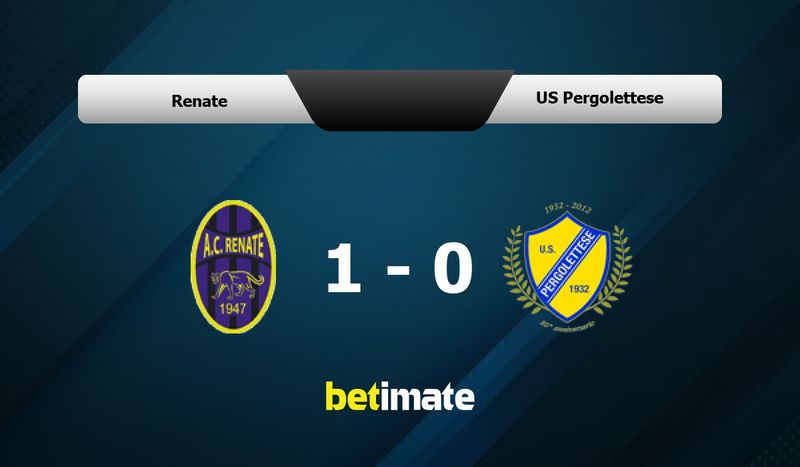 Renate vs US Pergolettese Prediction, Odds & Betting Tips 01/03/2026
