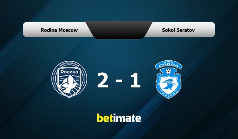 Rodina Moskva vs Sokol Saratov Förutsägelse, odds och speltips 2025-09-29
