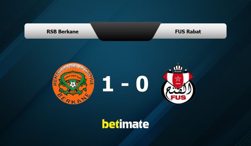RSB Berkane vs FUS Rabat Prediction, Odds & Betting Tips 02/22/2026