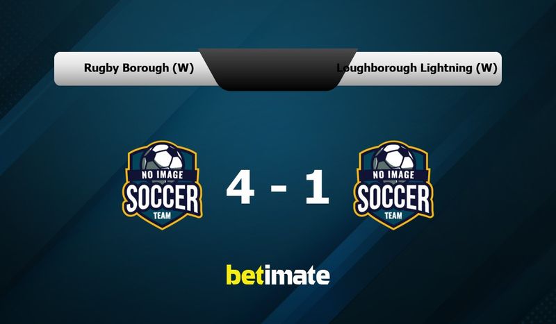 Rugby Borough (W) vs Loughborough Lightning (W) Prediction, Odds ...