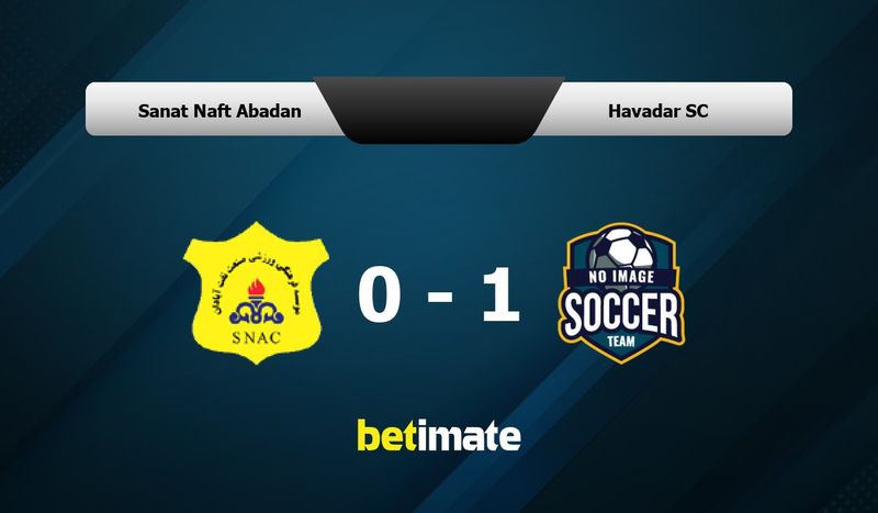Sanat Naft Abadan vs Havadar SC Prediction, Odds & Betting Tips 10/13/2025
