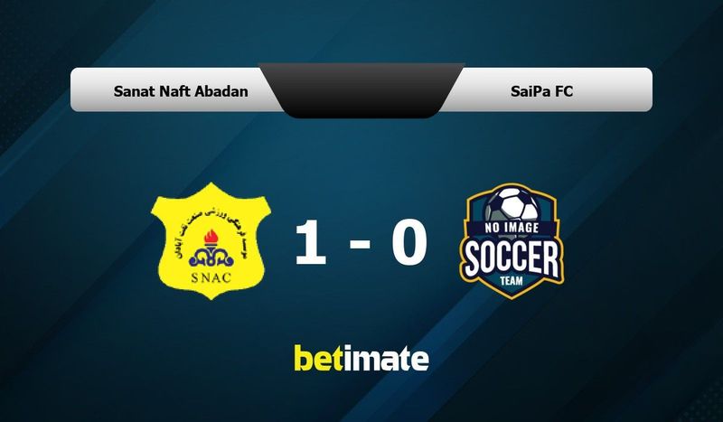 Sanat Naft Abadan vs SaiPa FC Prediction, Odds & Betting Tips 01/23/2025
