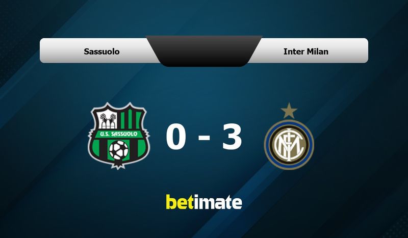 Sassuolo vs Inter Milan Prediction, Odds & Betting Tips 02/08/2026
