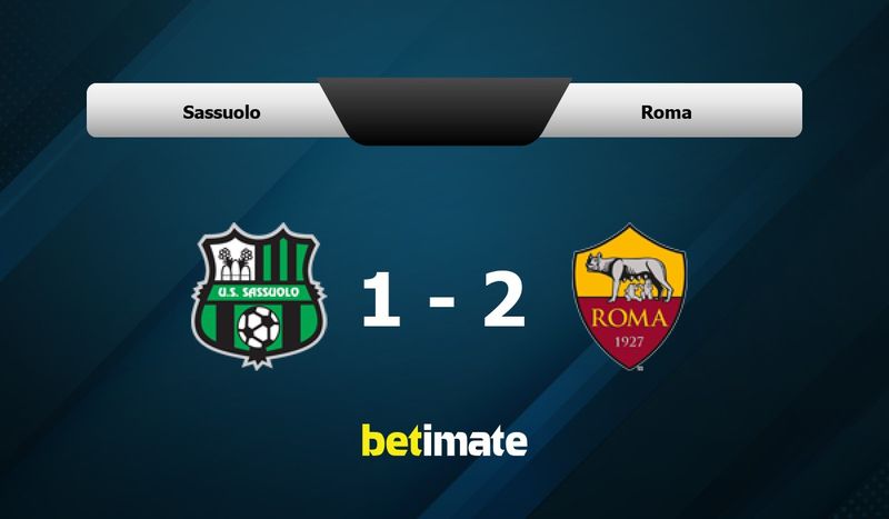 Sassuolo vs Roma Prediction, Odds & Betting Tips 10/26/2025