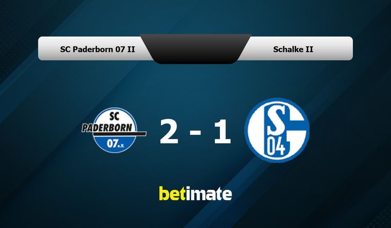 SC Paderborn 07 II vs Schalke II Prediction, Odds & Betting Tips 01/26/2026