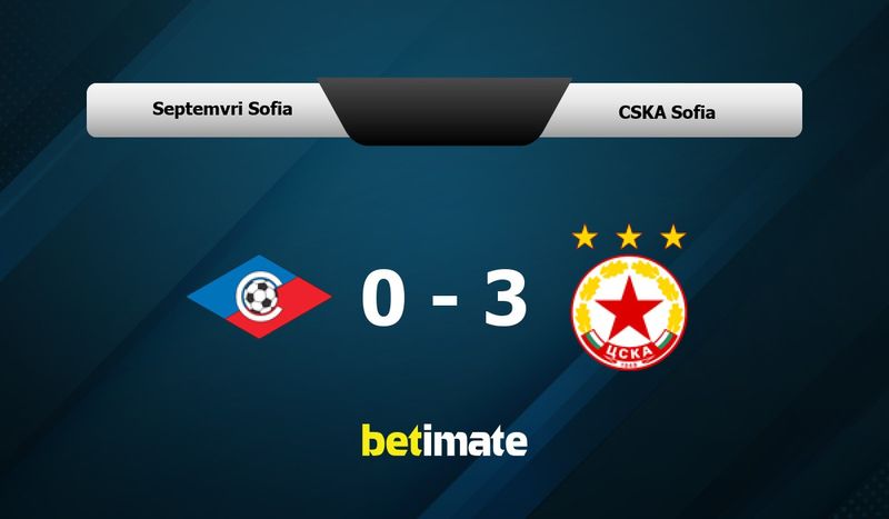 Septemvri Sofia vs CSKA Sofia Prediction, Odds & Betting Tips 02/28/2026